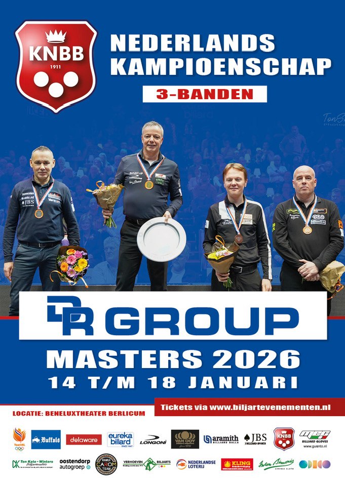 Van Donge & De Roo Masters Driebanden | KNBB